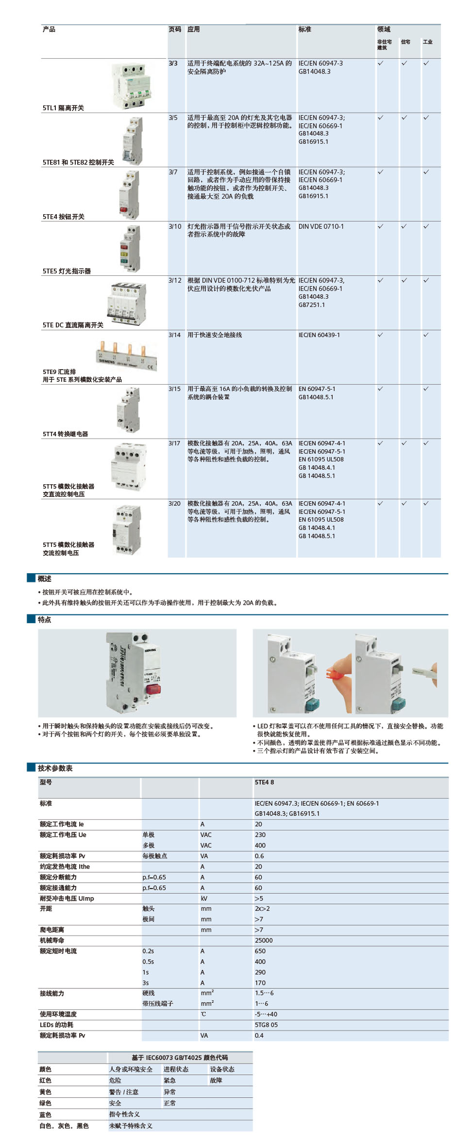 5TE48 按钮开关-汇工控商城