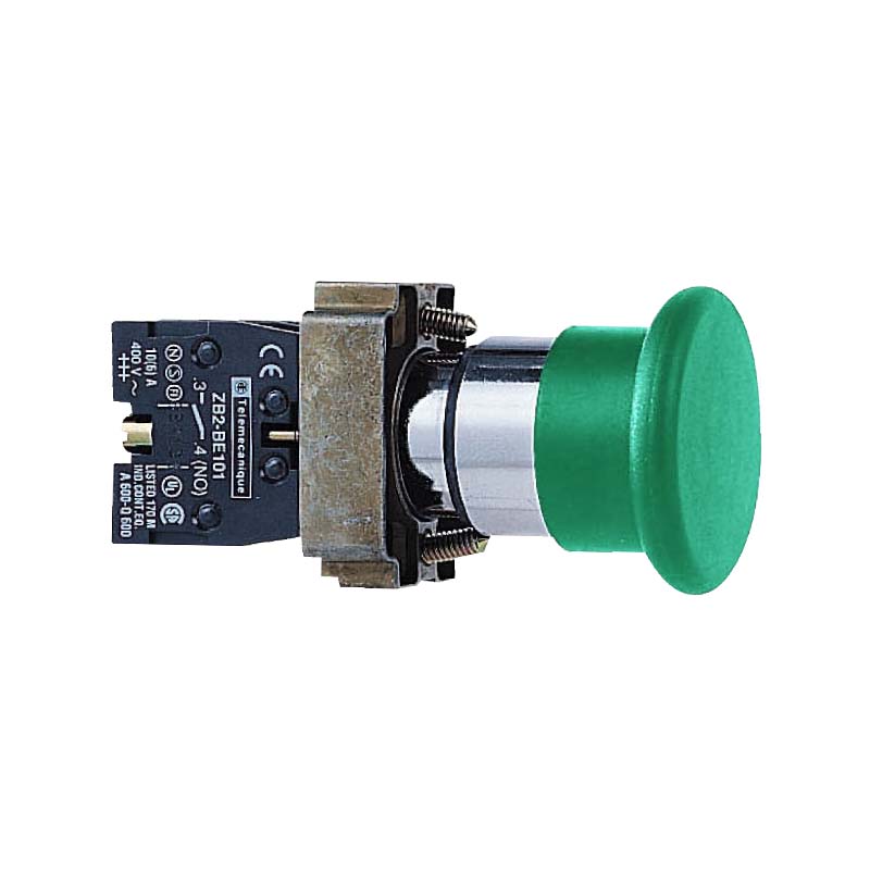 XB2BC 蘑菇头弹簧复位按钮-工控源